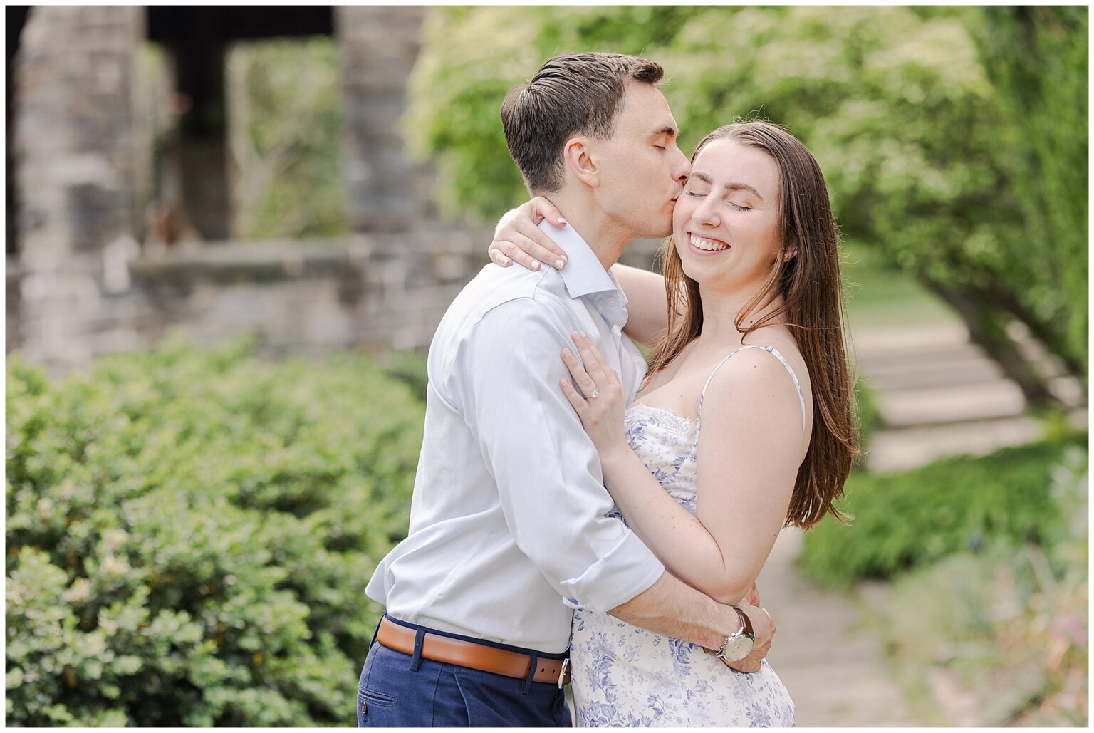 A National Cathedral Engagement Session | Dana & Michael